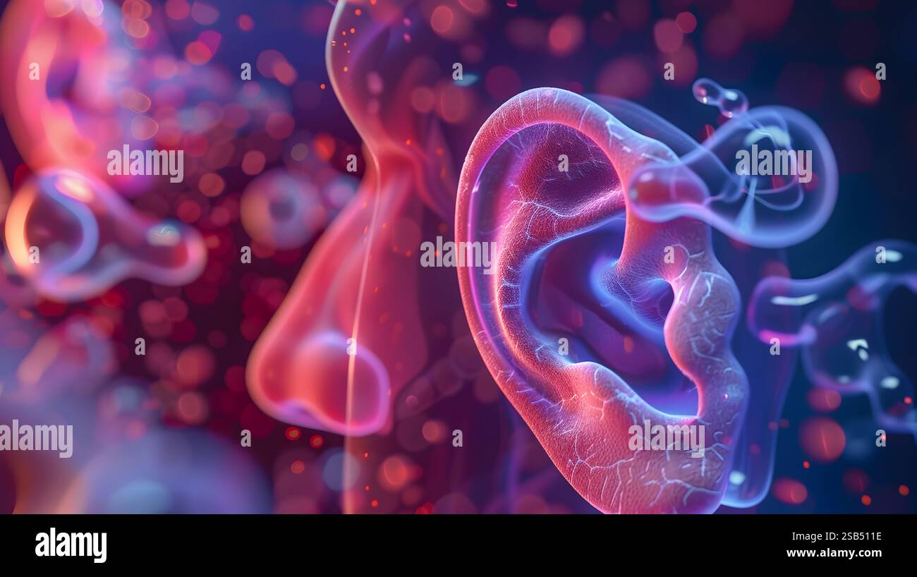 This animated sequence illustrates the intricate structures of the ear ...
