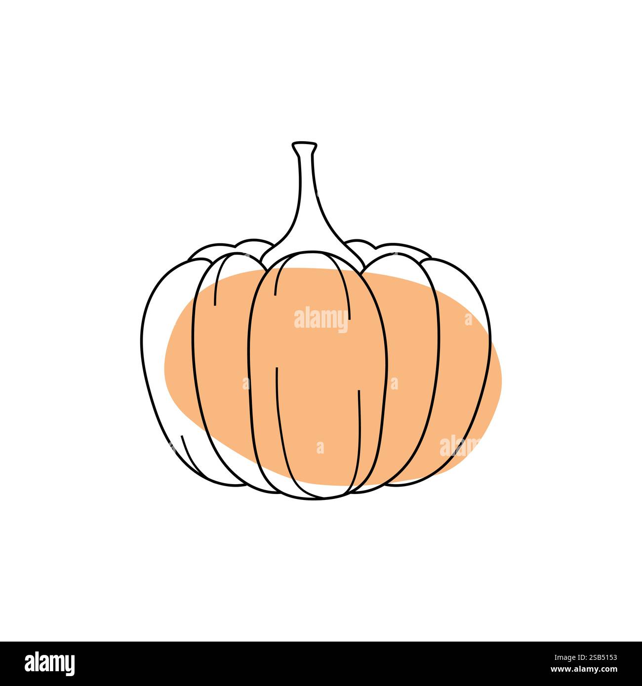 Pumpkin Vegetable Ripe Vector Illustration. Vector illustration Stock ...