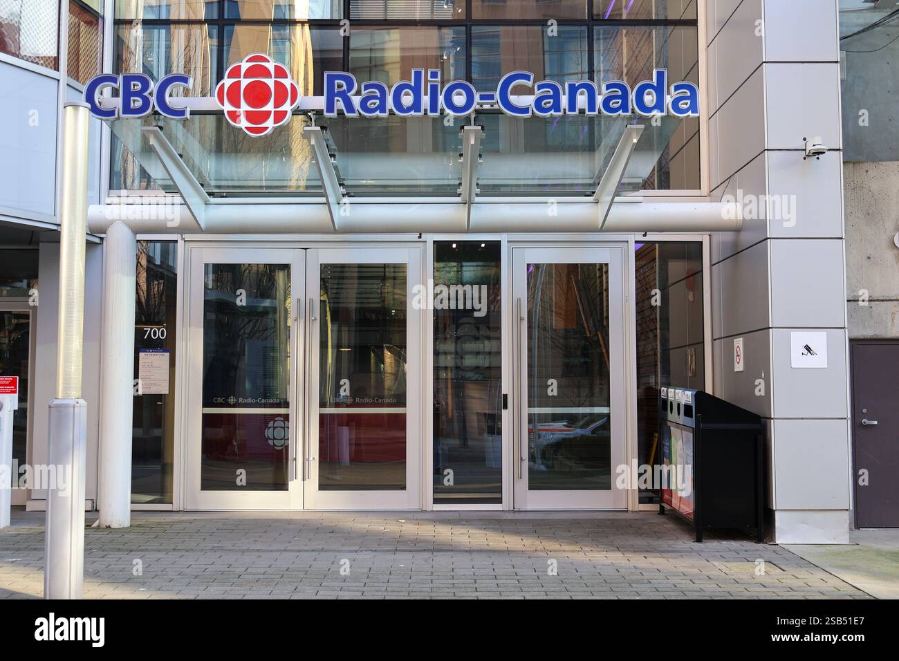 The CBC Radio Canada & Television British Columbia headquarters in ...