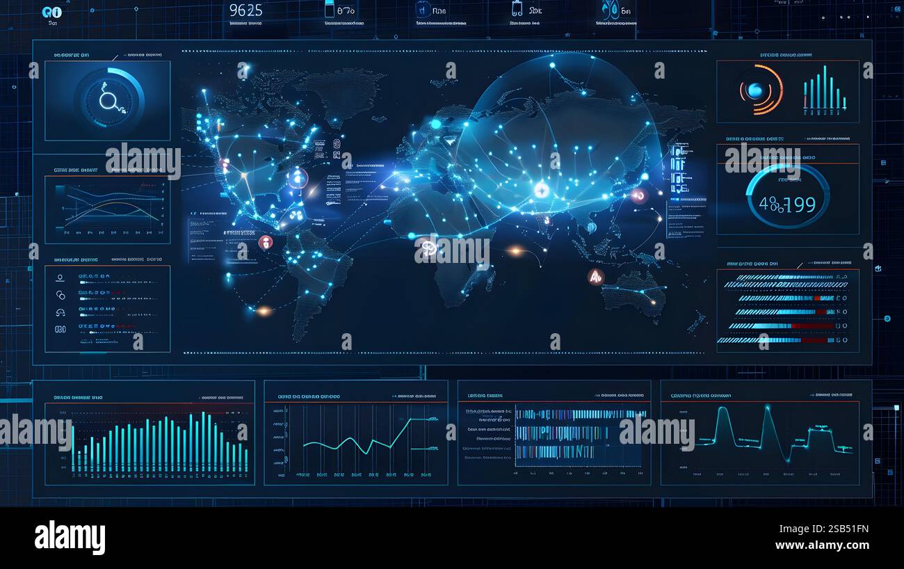 This virtual dashboard interface offers supply chain managers a ...