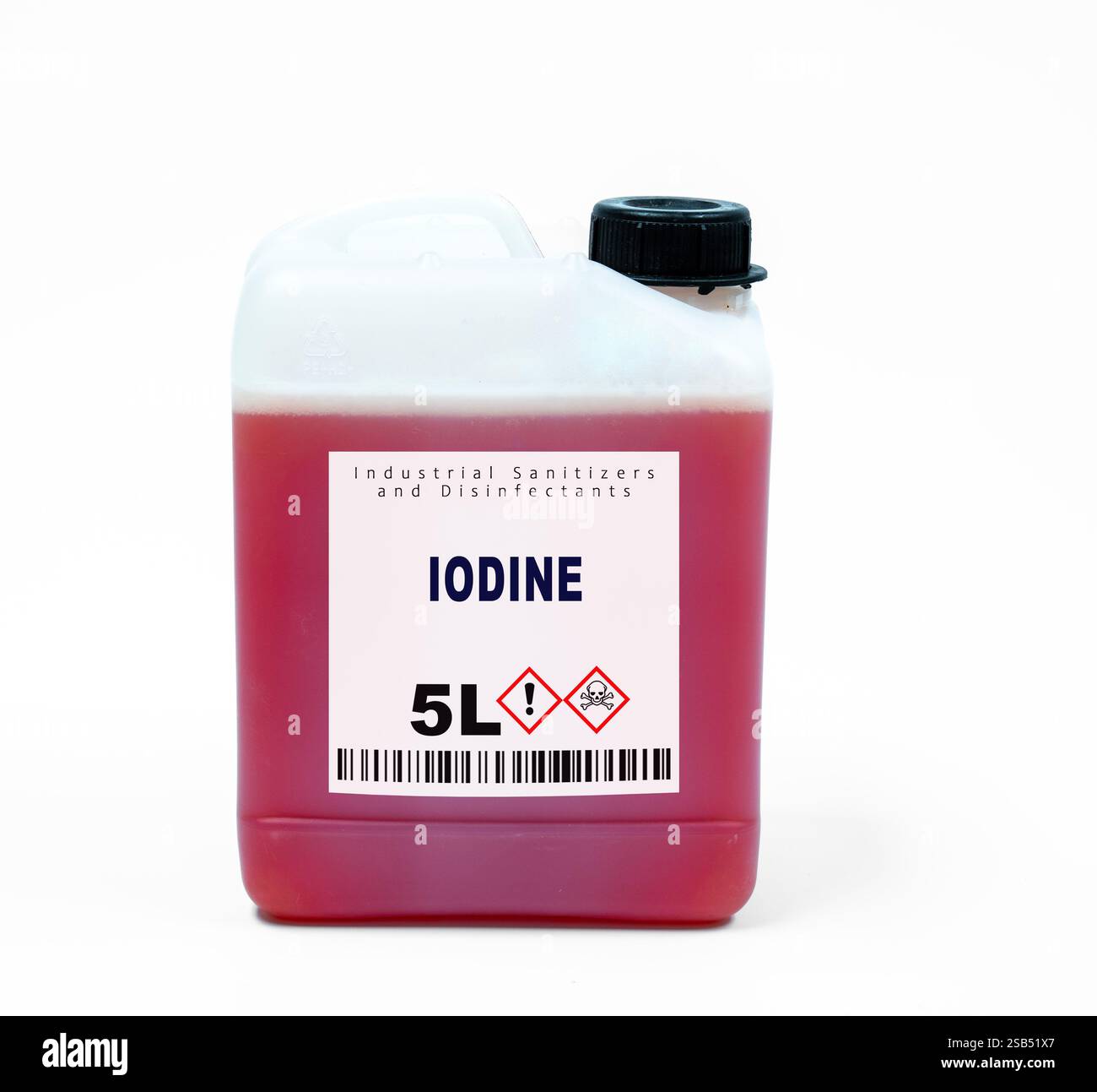 Iodine Antiseptic and disinfectant for wounds and surfaces Stock Photo ...