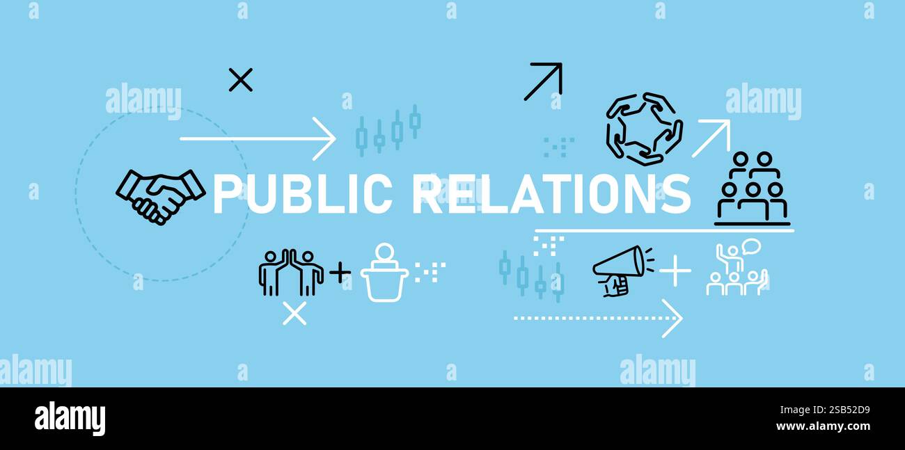 Public Relations conceptual community publication society connection ...