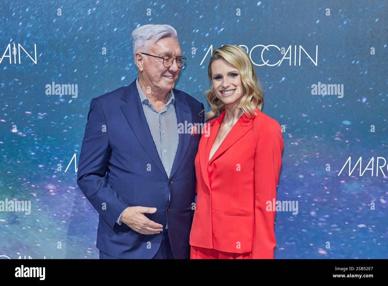 Helmut Schlotterer und Michelle Hunziker - Marc Cain Fashion Show ...
