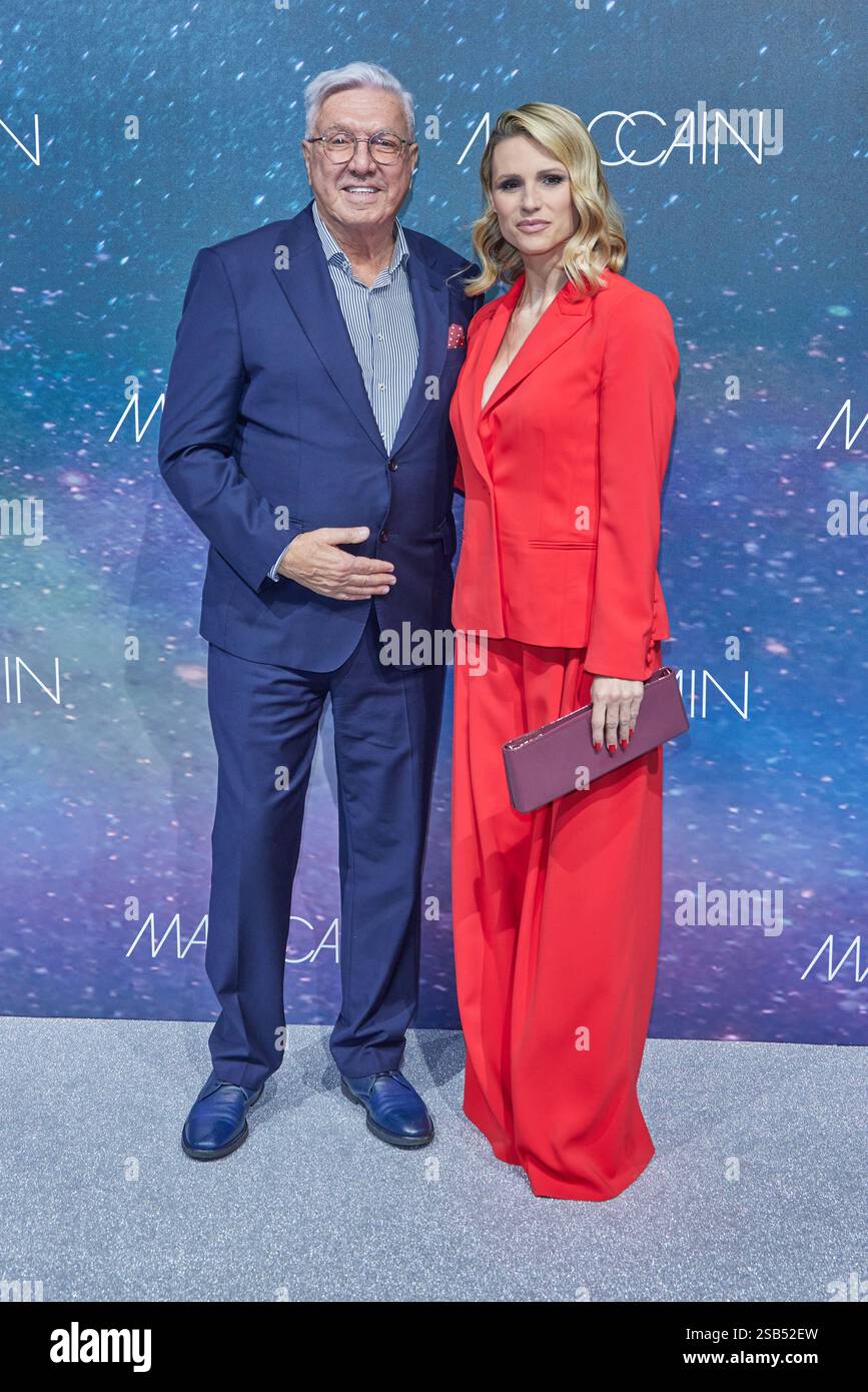 Helmut Schlotterer und Michelle Hunziker - Marc Cain Fashion Show ...