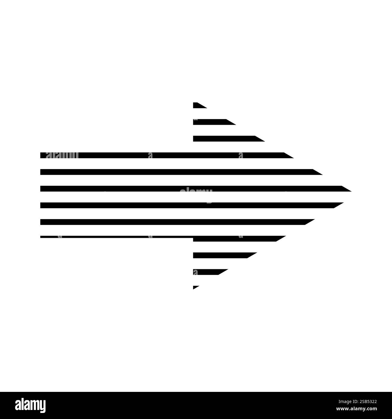 Collection different types of arrows sign. . Vector illustration Stock ...