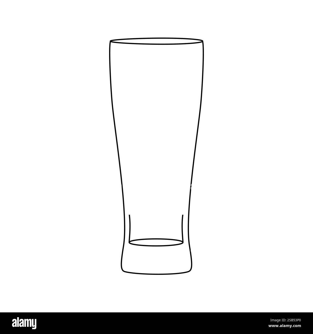 Continuous single line art drawing of wine glass outline beverage element vector illustration ...