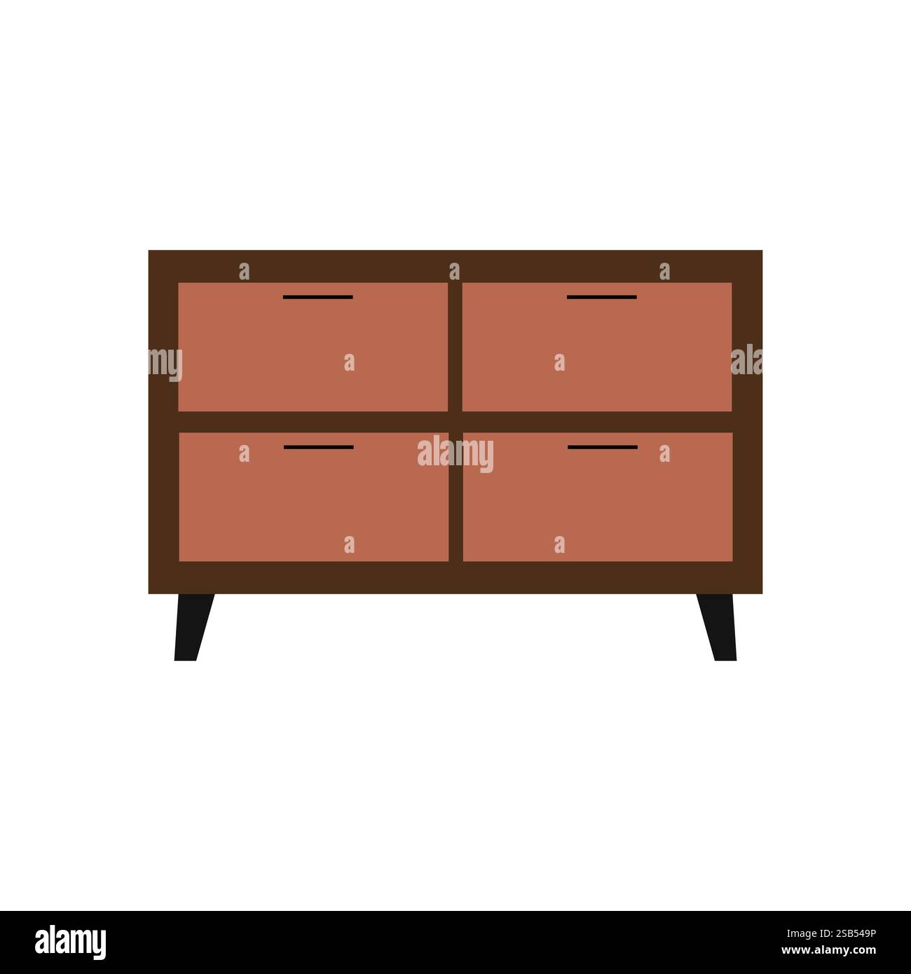 Stylish minimalist interior featuring Stock Vector Images - Alamy