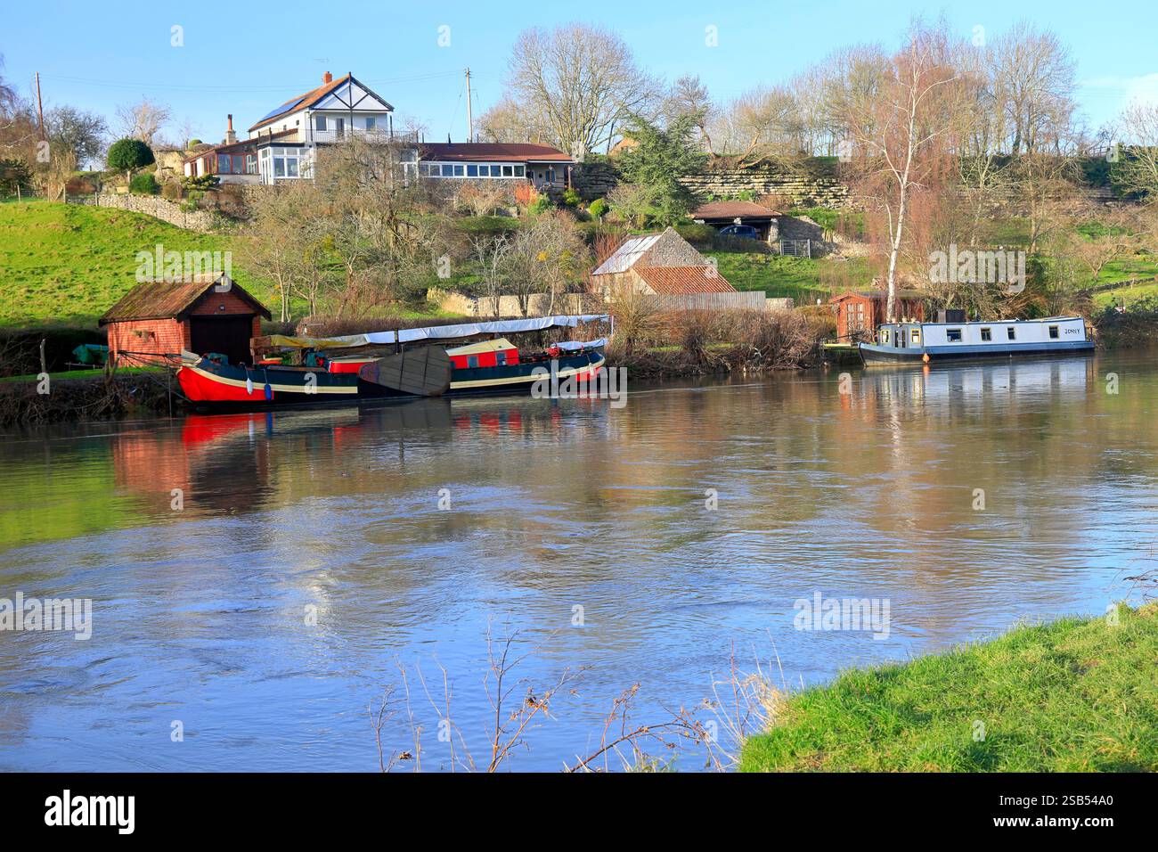 River Avon at Saltford near Bath, Somerset Stock Photo - Alamy