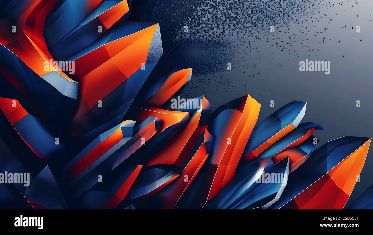 Delve into the mesmerizing world of 3D crystal structures with this ...