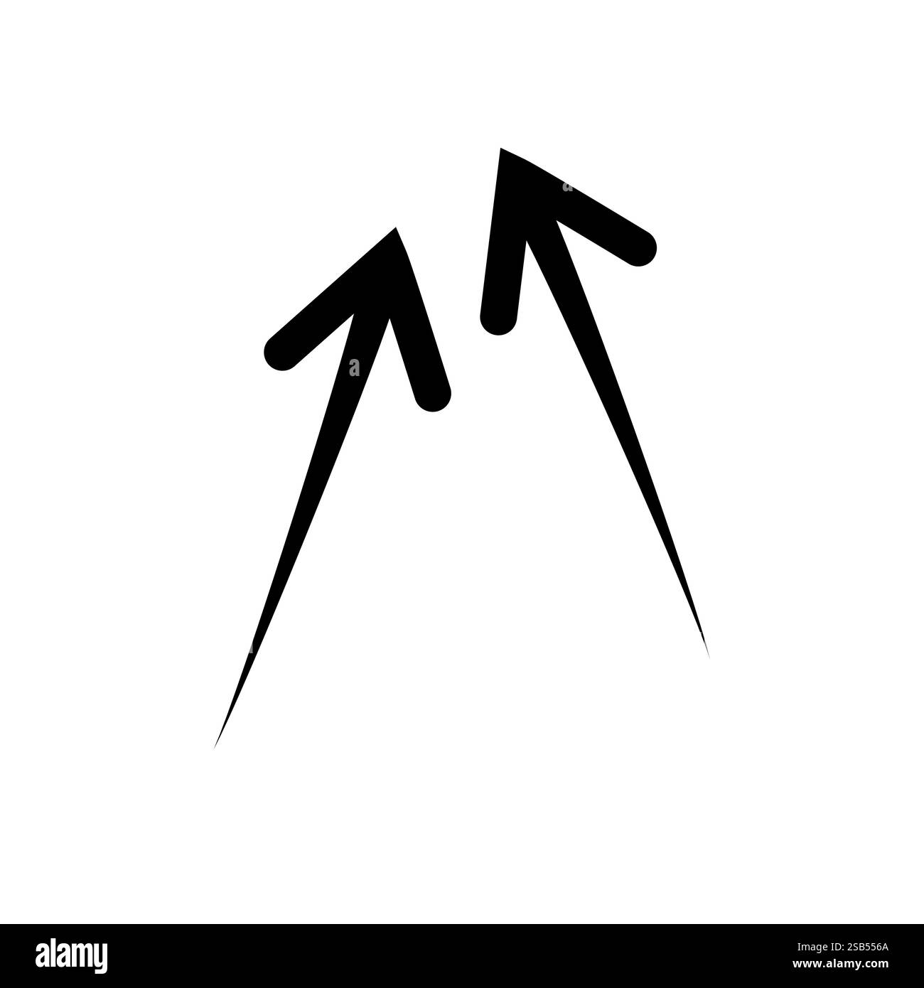 Collection different types of arrows sign. . Vector illustration Stock ...