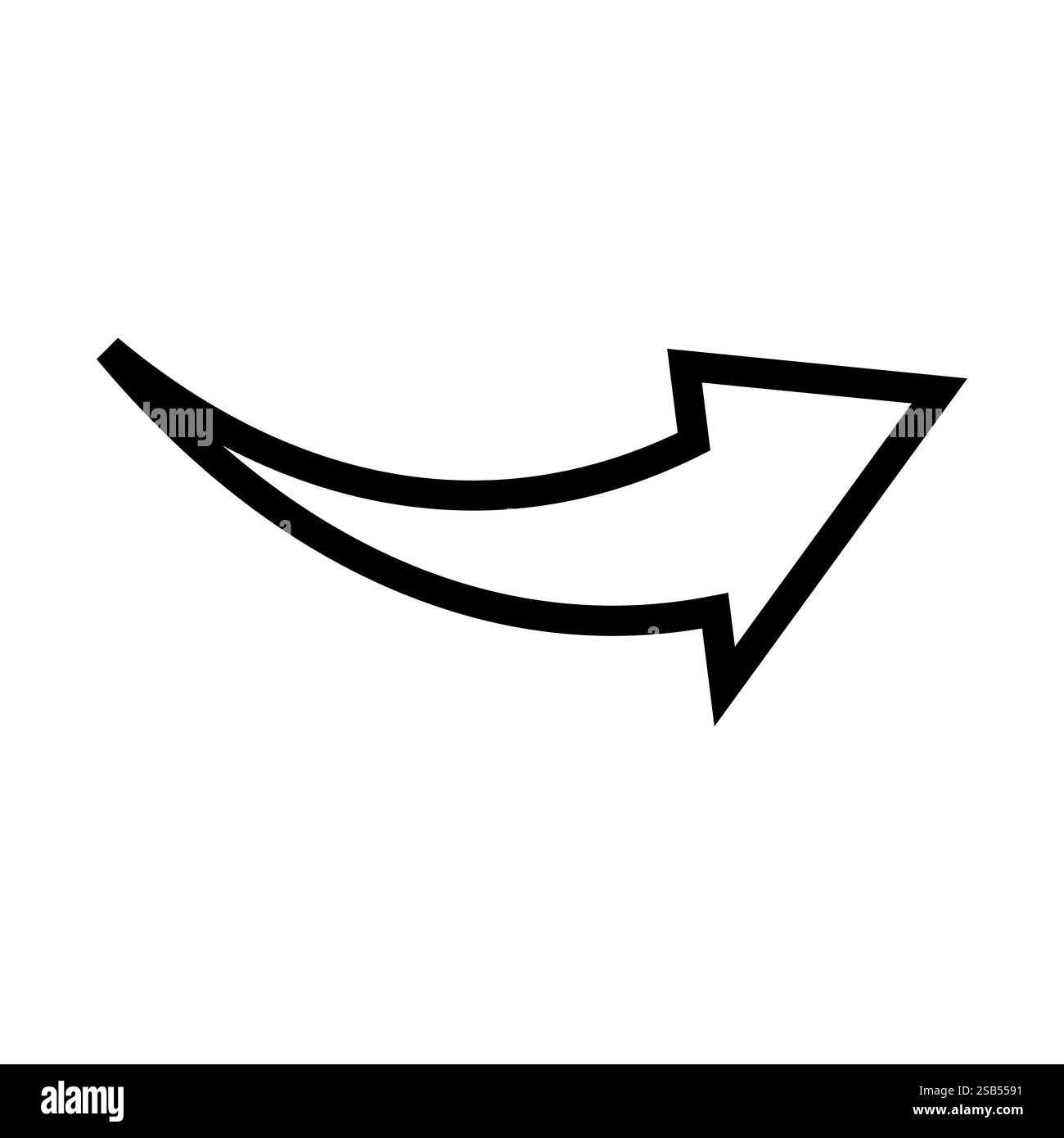 Collection different types of arrows sign. . Vector illustration Stock ...