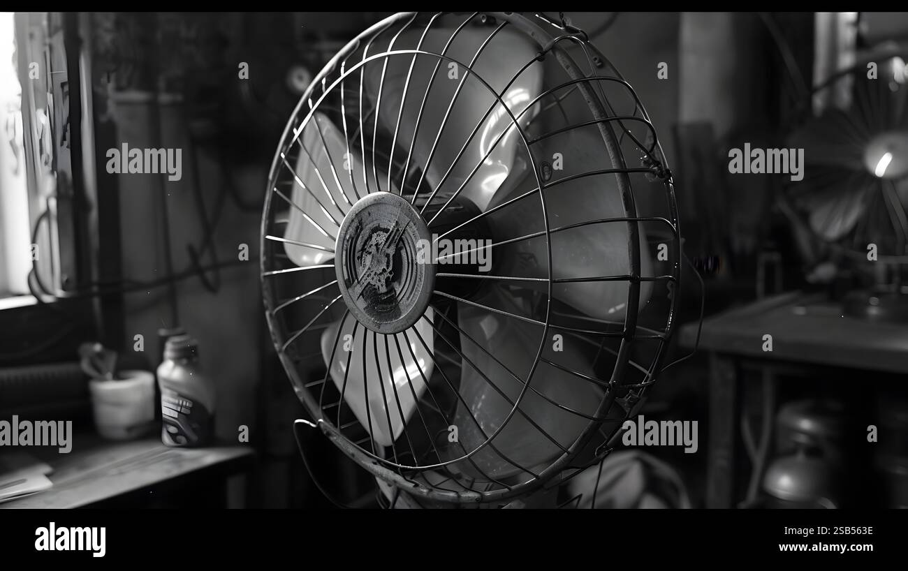 This striking black and white image captures the intricate details of ...