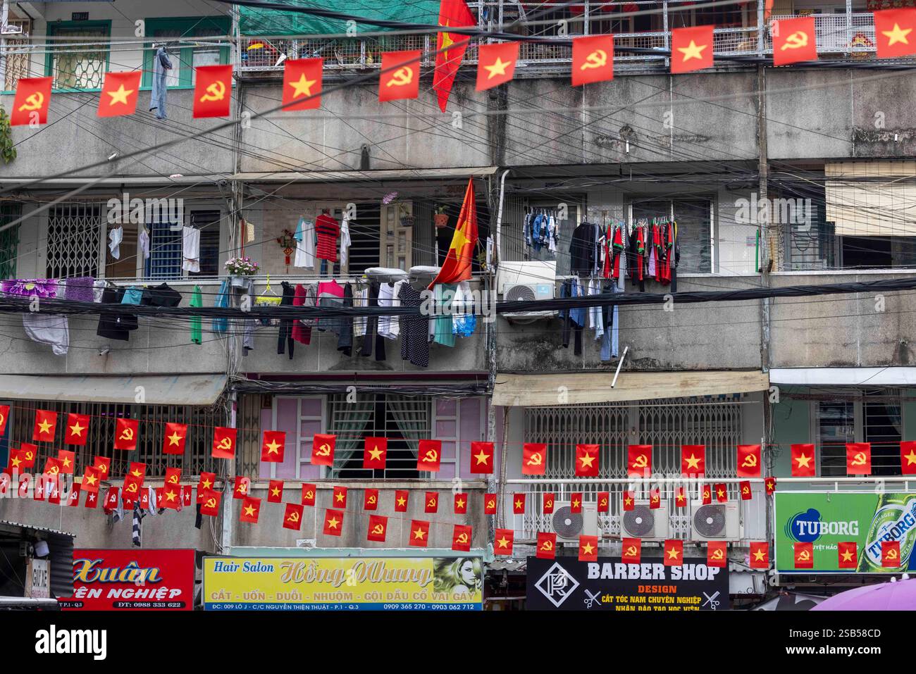 Flats in Ward 5 Ho Chi Minh City. The flats were built for American ...