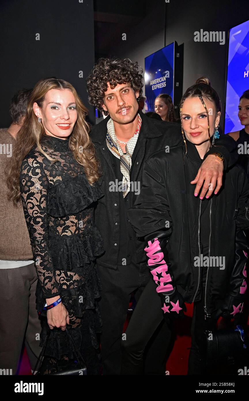 Rebecca Kunikowski, Dennis Drömer und Celine Behringer bei der Bunte ...