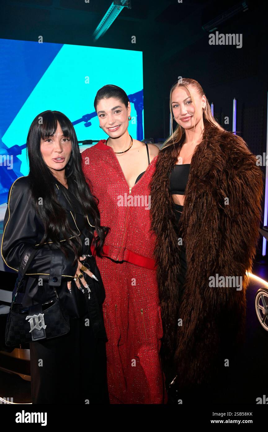 Gast, Sarah Posch und Lulu Lewe bei der Bunte New Faces Party 2025 auf ...