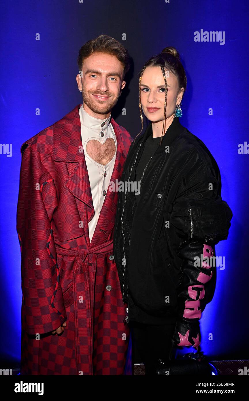 Felix Nieder und Celine Behringer bei der Bunte New Faces Party 2025 ...