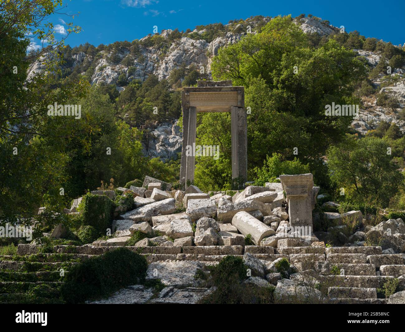 The ruins of the ancient city of Termessos. One of Turkey's most iconic ...