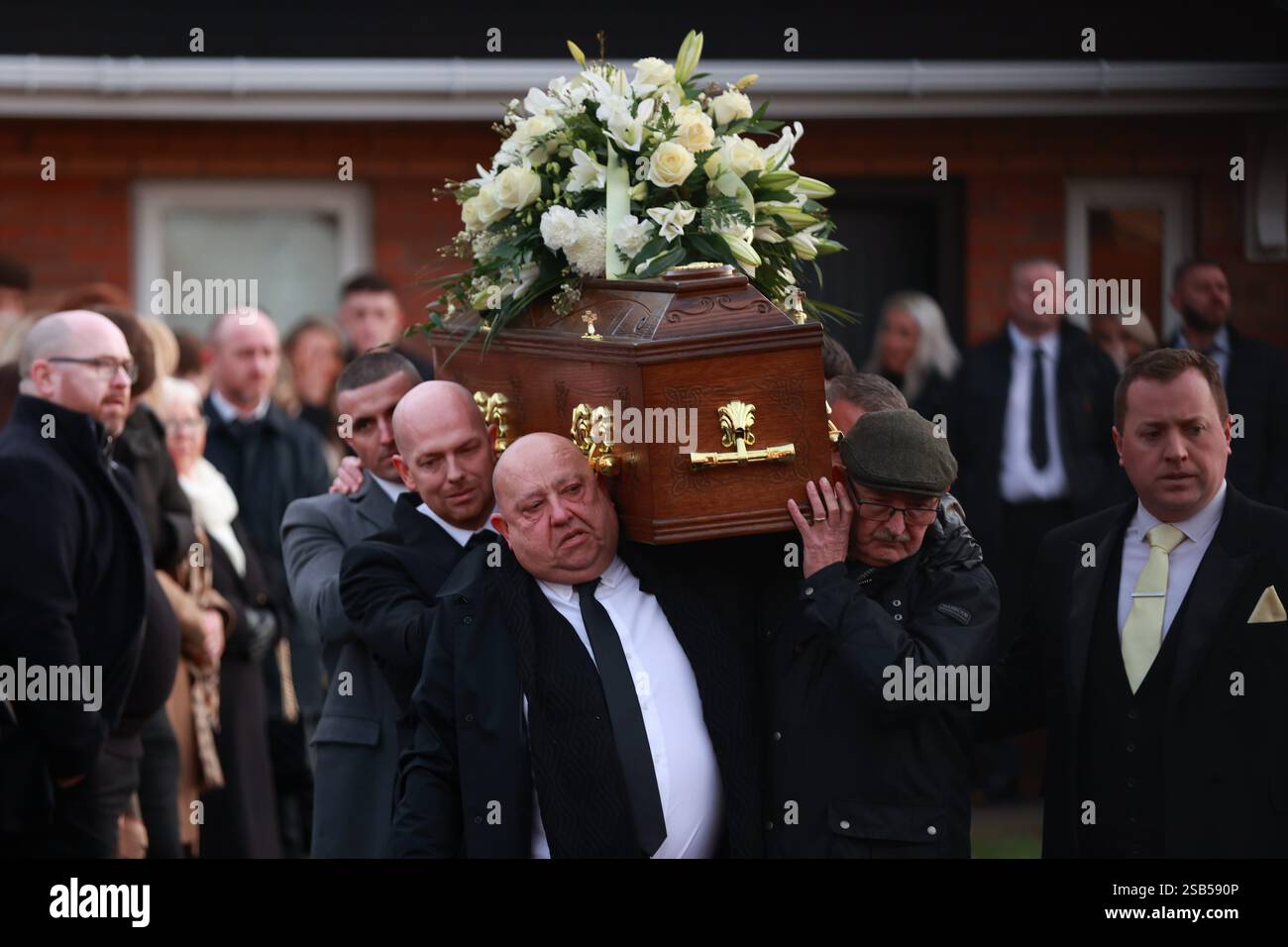 Billy (father front left), Darren (brother second left) and grandfather ...