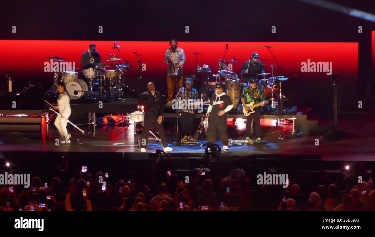 Inglewood, California, USA 30th January 2025 Rapper Dr. Dre, Singer ...