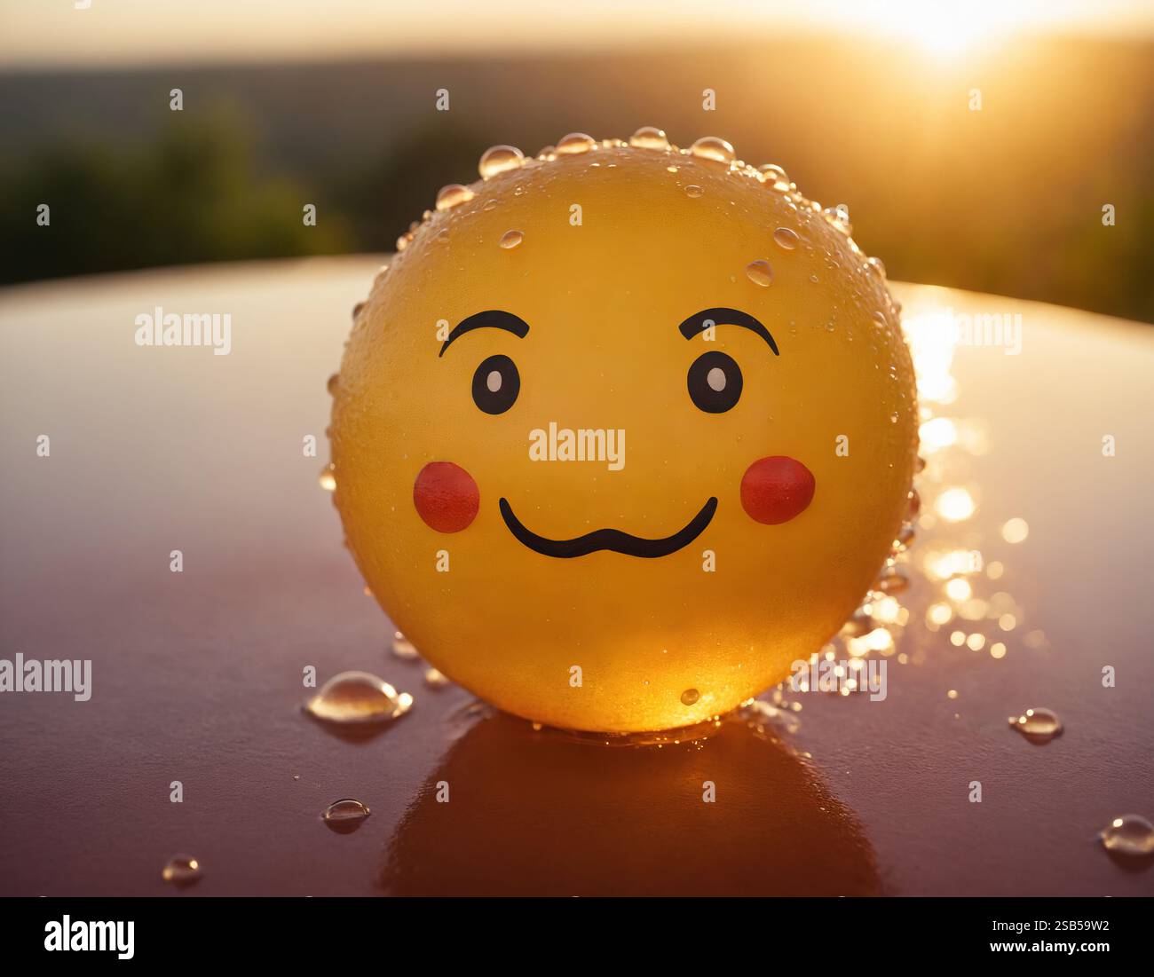 Smile on grapefruit, fruit, macro, portrait. Grapefruit with smile and ...