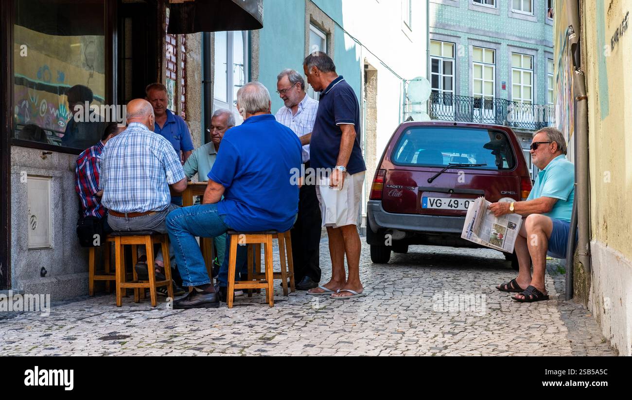 Group of retired old men enjoying time together. Social connections in ...