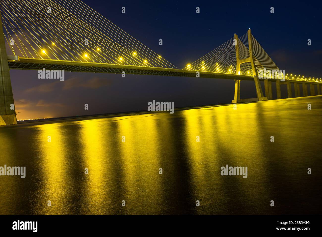 Vasco de Gama bridge the longest in European Union. Architectural ...