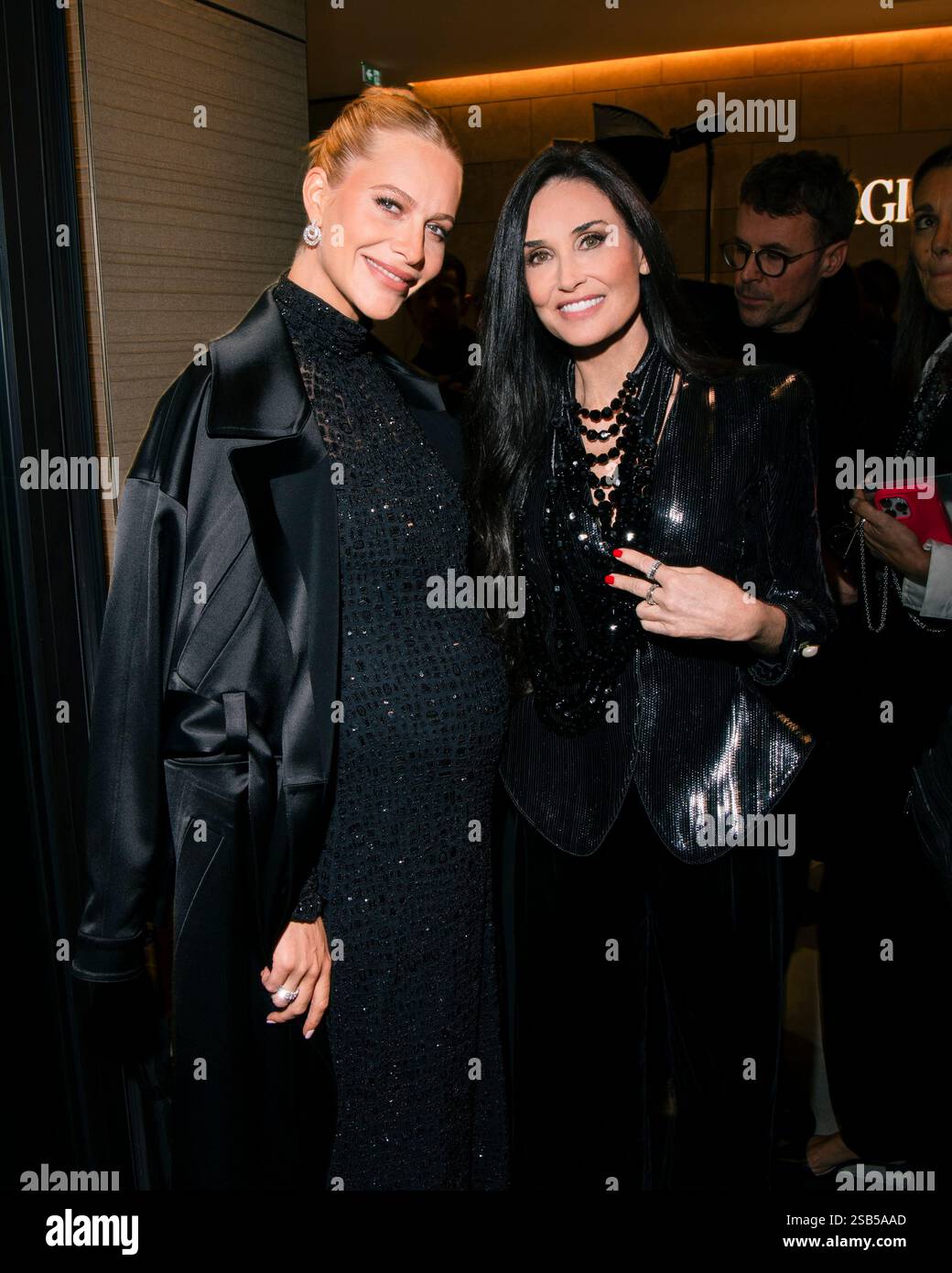Poppy Delevingne , Demi Moore Paris Haute Couture - SS 2025 Giorgio ...