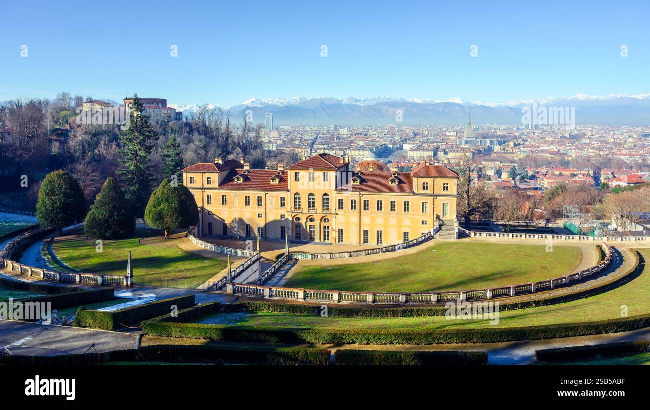 Exterior view of the Villa della Regina, a former noble residence in ...