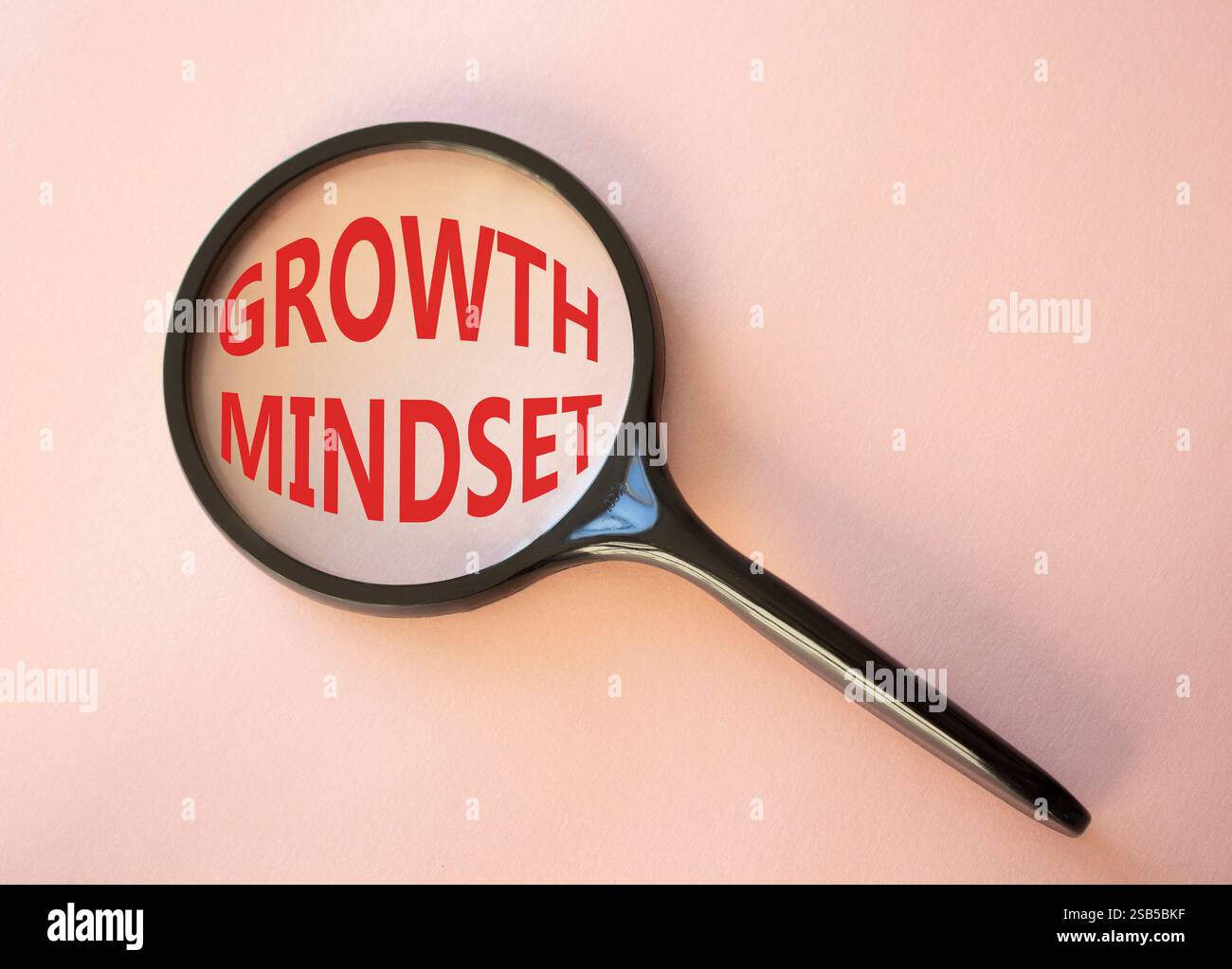 Growth Mindset symbol. Concept word Growth Mindset on magnifying glass ...