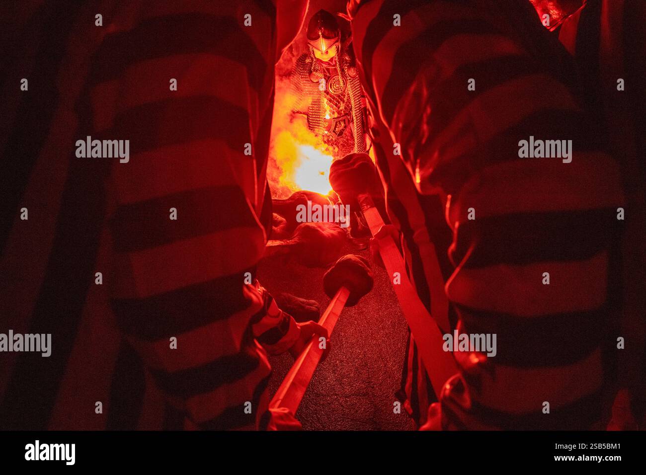 Up Helly Aa 2025 fire festival in Lerwick on the Shetland Isles held on ...