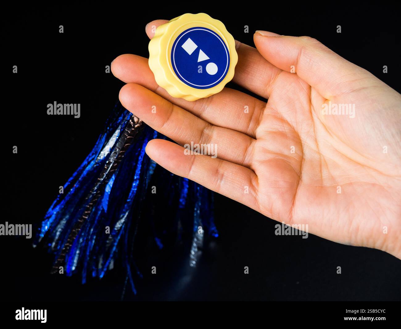 Seoul, South Korea - Jan.15. 2025: Genuine official jegi (shuttlecock ...