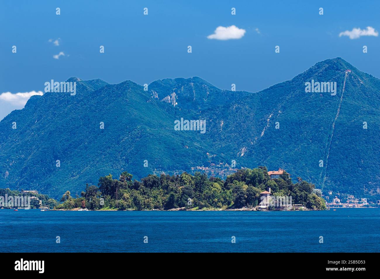 Italy Piedmont Stresa Maggiore lake Mother Island ( Isola Madre Stock ...