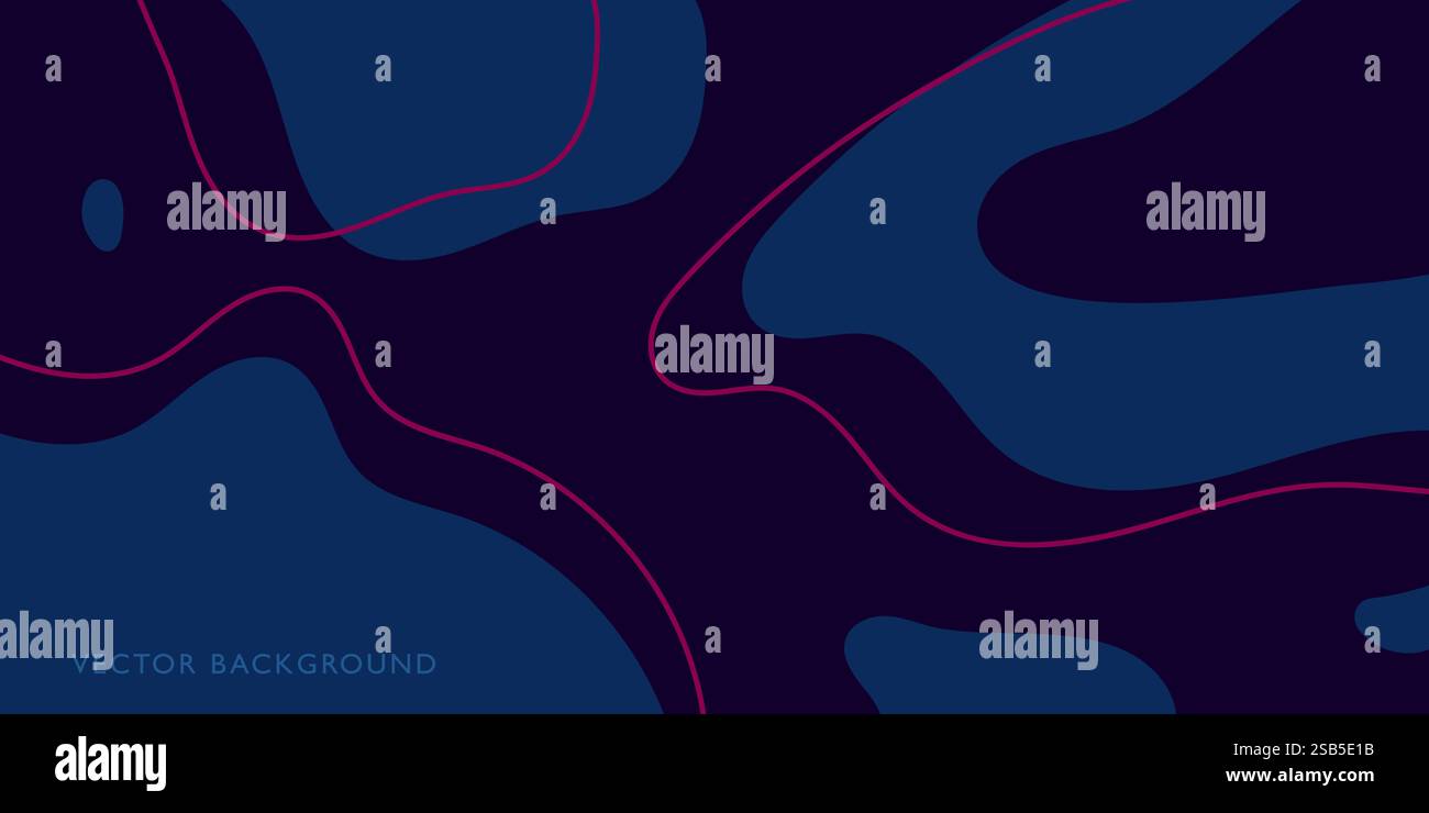 A blue abstract background featuring dynamic red lines intersecting and ...