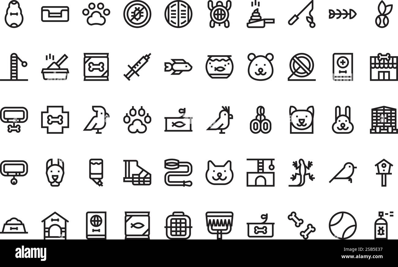 High-Quality Vector Icons Collection with Editable Stroke. Ideal for Professional and Creative ...