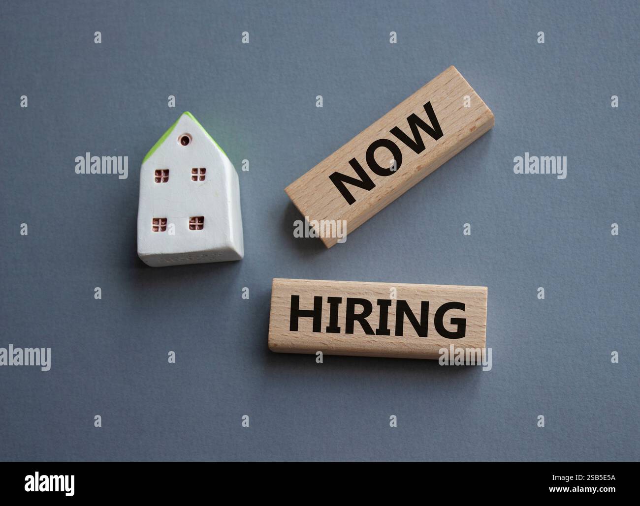 Now Hiring symbol. Concept word Now Hiring on wooden blocks. Beautiful ...