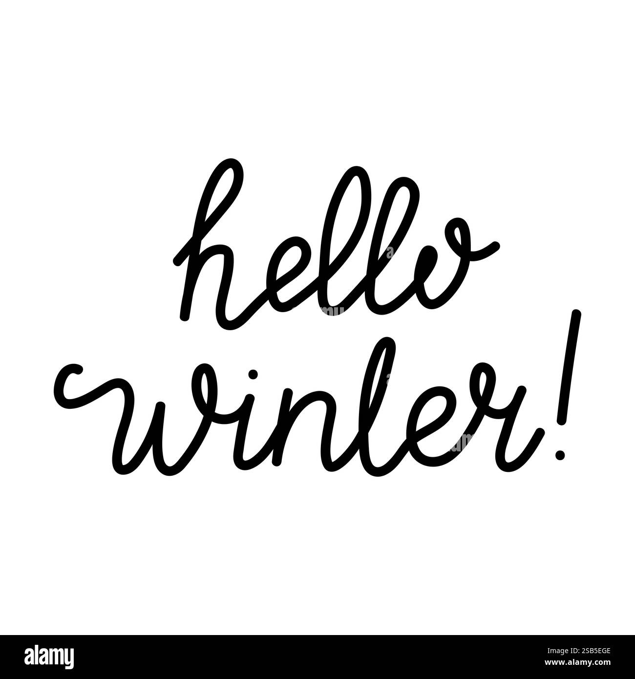 A warm, inviting greeting expresses excitement for winter with ...