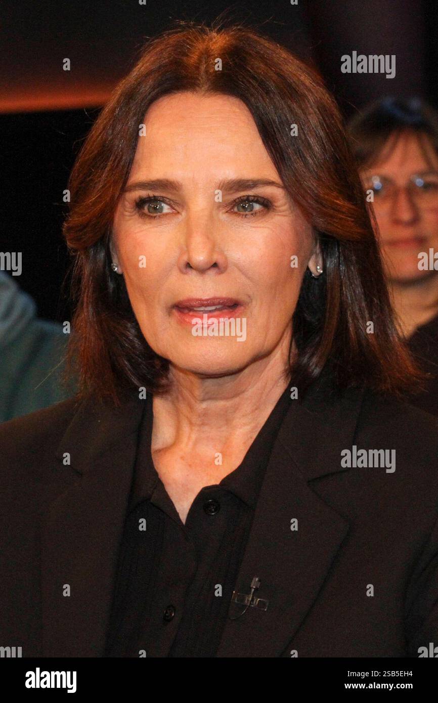 DÃ sirÃ e Nosbusch luxemburgische Moderatorin und Schauspielerin zu Gast in der NDR Talkshow aus ...