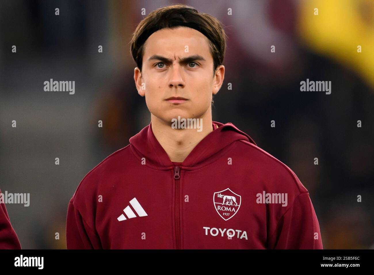 Paulo Dybala of AS Roma looks on during the Europa League football match between AS Roma and ...