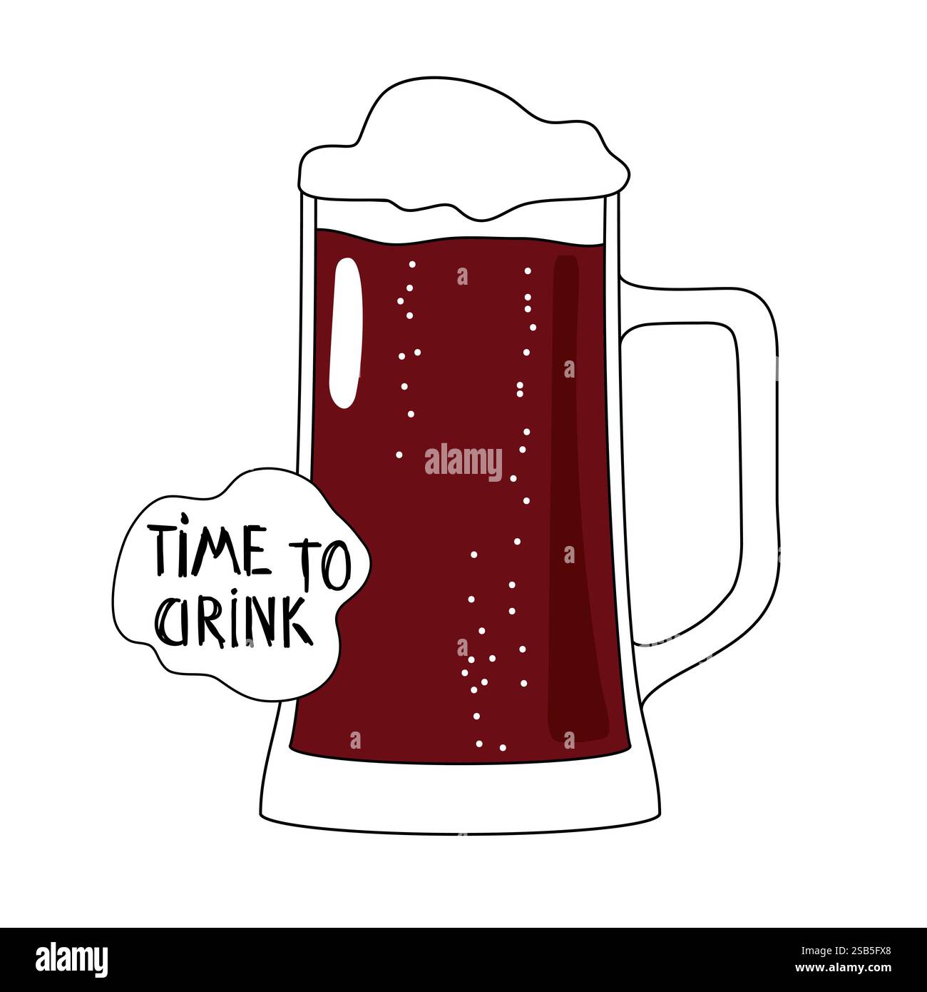 Blackboard beer menu Cut Out Stock Images & Pictures - Alamy