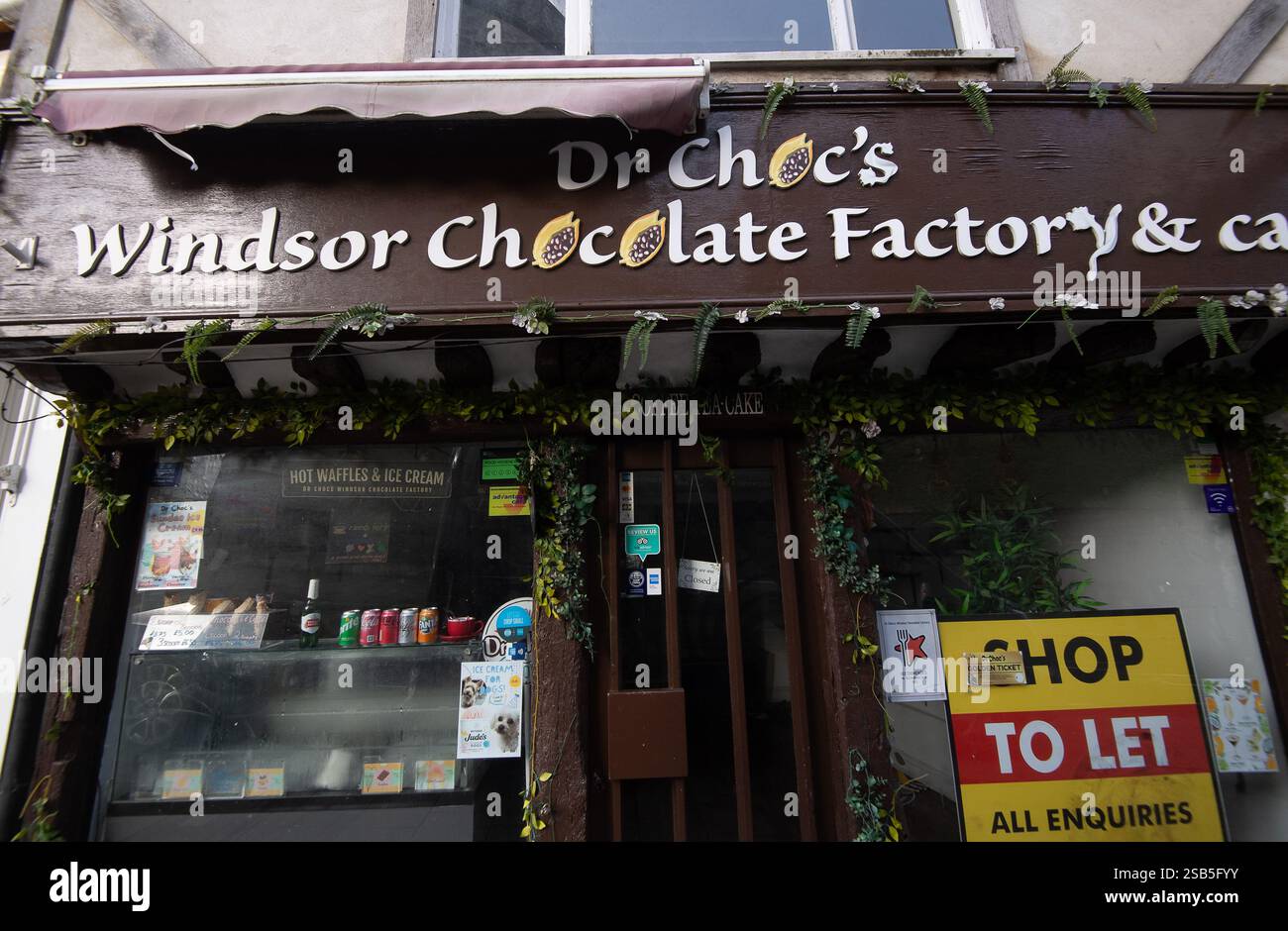Windsor, Berkshire, UK. 27th January, 2025. The former Dr Choc's ...