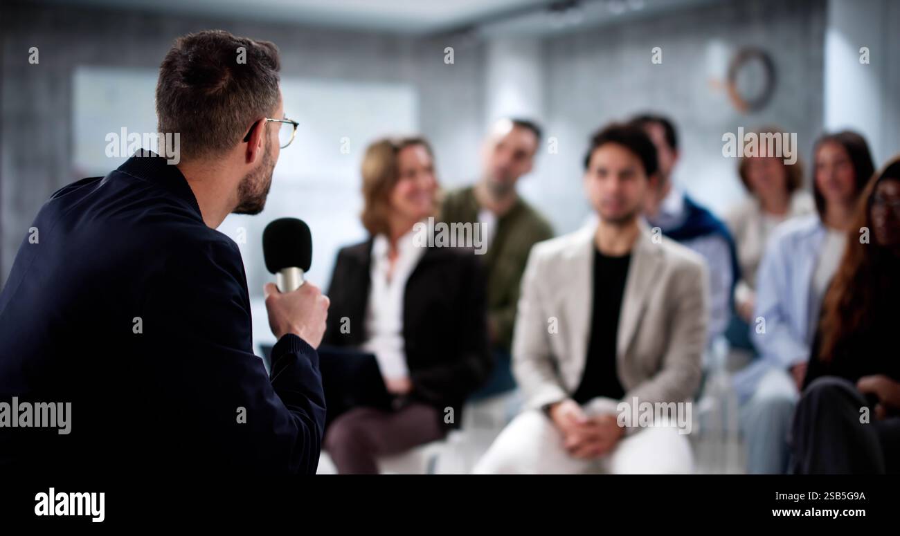 Professional Speaker Captivates Diverse Audience with Inspiring ...