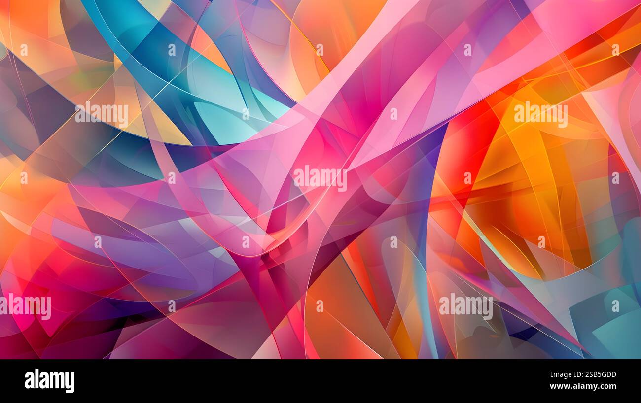 This dynamic and visually striking image features a mesmerizing composition of vibrant ...