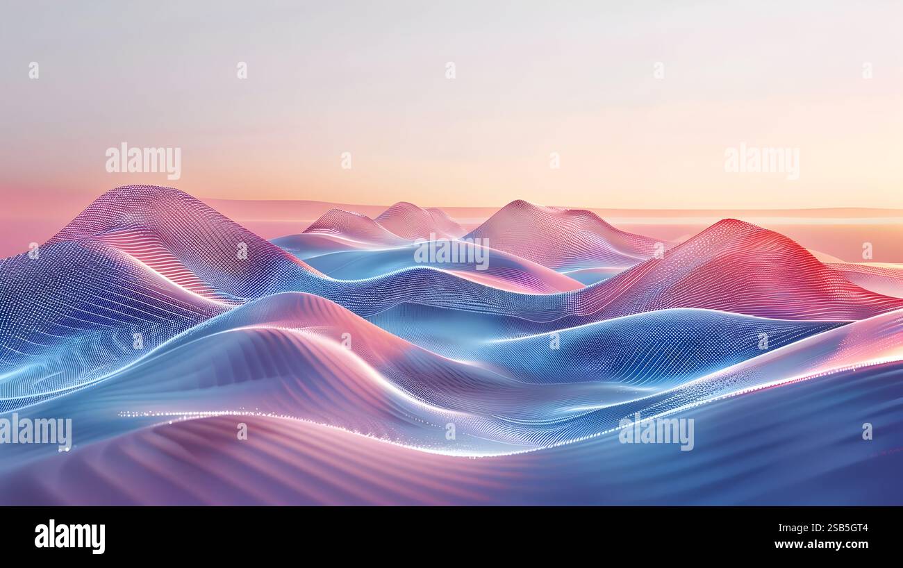 This breathtaking image presents a surreal,digitally-crafted landscape ...