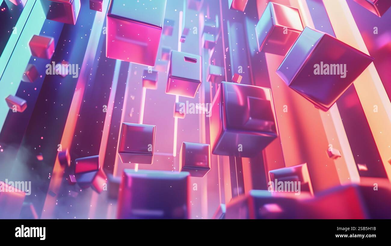 This dynamic and visually captivating image showcases an array of ...