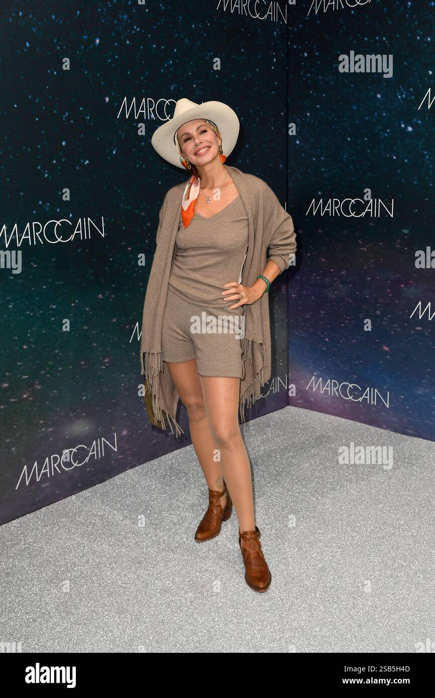 Dany Michalski bei der MARC CAIN FASHION SHOW im Rahmen der Berlin ...