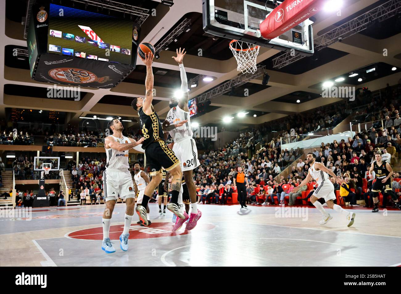 Monaco, Monaco. 25th May, 2024. Monaco player #55 Mike James and Madrid ...