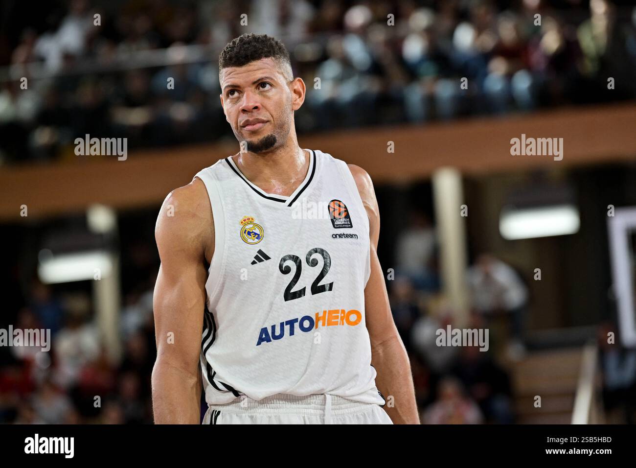 Monaco, Monaco. 25th May, 2024. Madrid player #22 Walter Tavares is ...