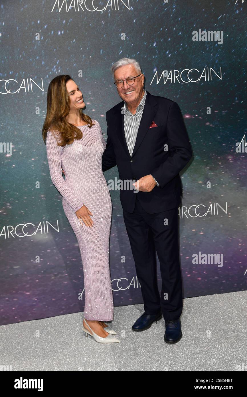 Alessandra Ambrosio und Helmut Schlotterer bei der MARC CAIN FASHION ...