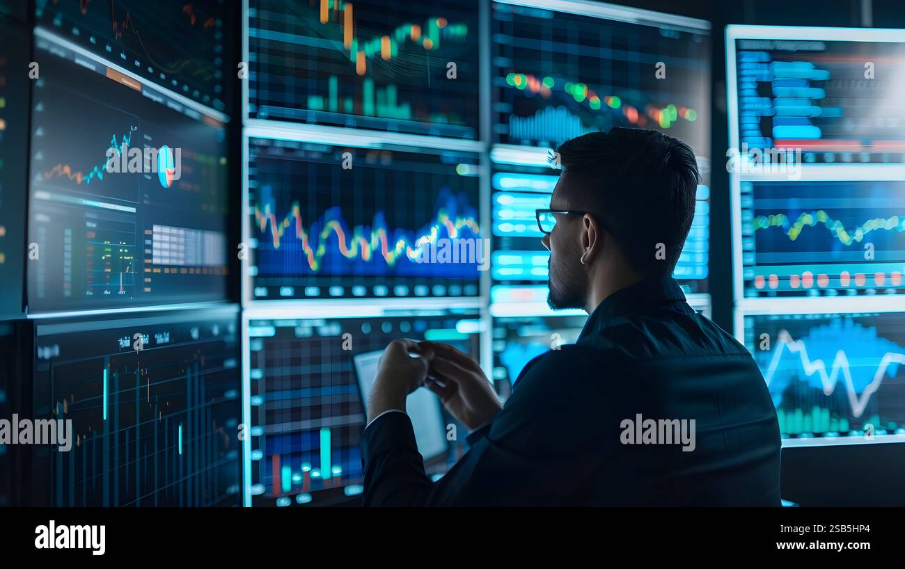 A financial analyst is diligently reviewing fair and transparent ...