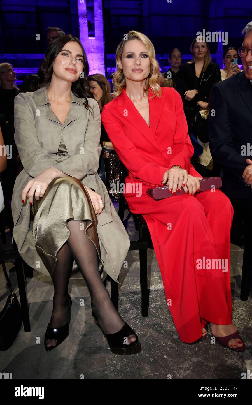 Kelly Piquet und Michelle Hunziker bei der Marc Cain Fashion Show ...